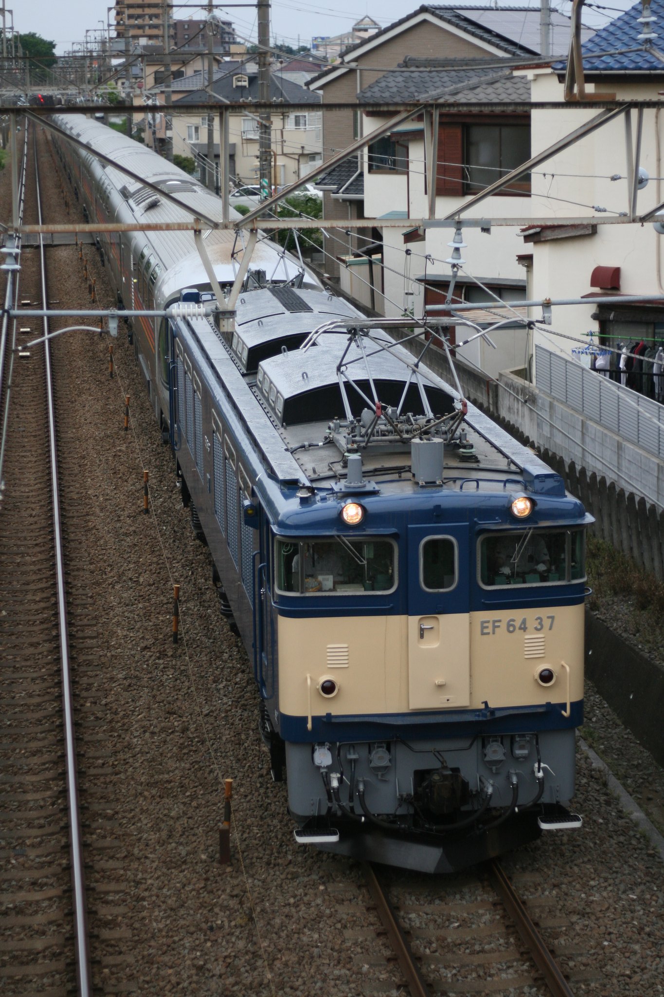 サラ油 Mod.0 on Twitter: "カシオペア信州 EF64-37+E26系 新秋津～東所沢 令和初の撮影となりました。最後尾には男性二人が気さくに手を振ってました。 (許可なしに ...