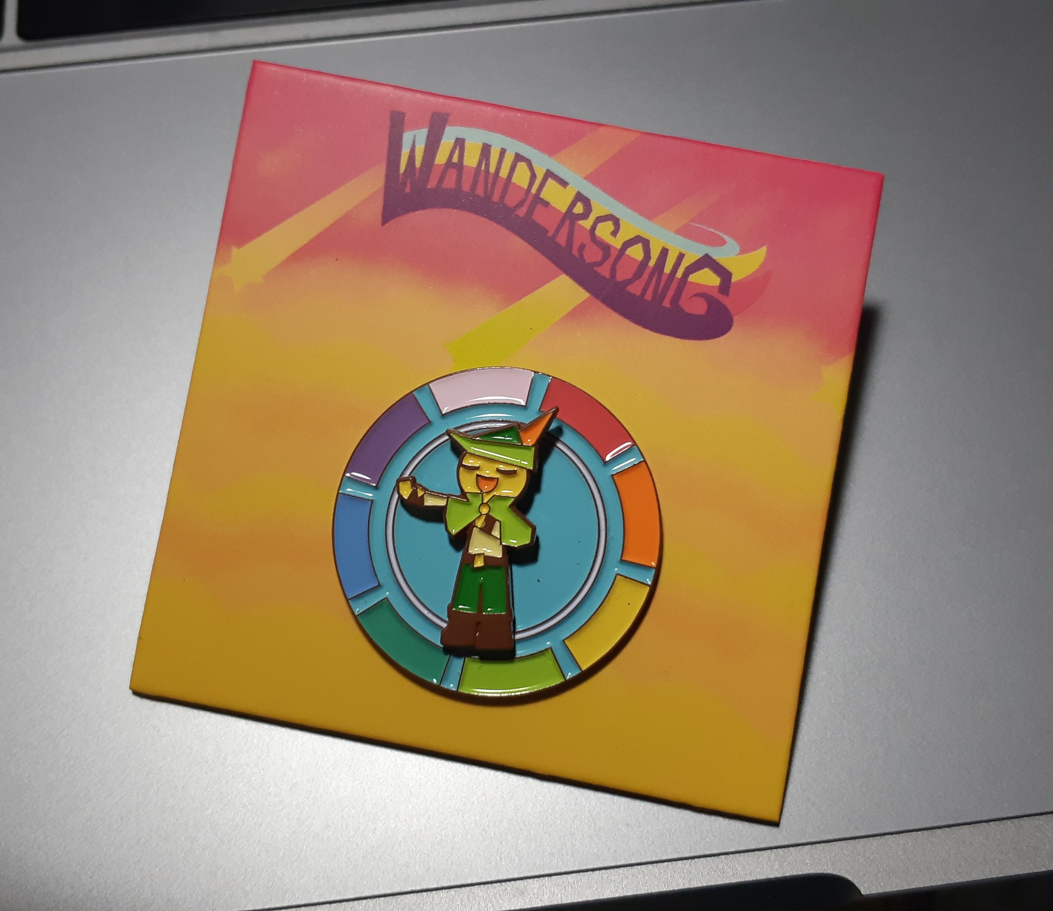 Akfamilyhome on Twitter: "I finally got this sick-looking Wandersong spinning bard pin from ...