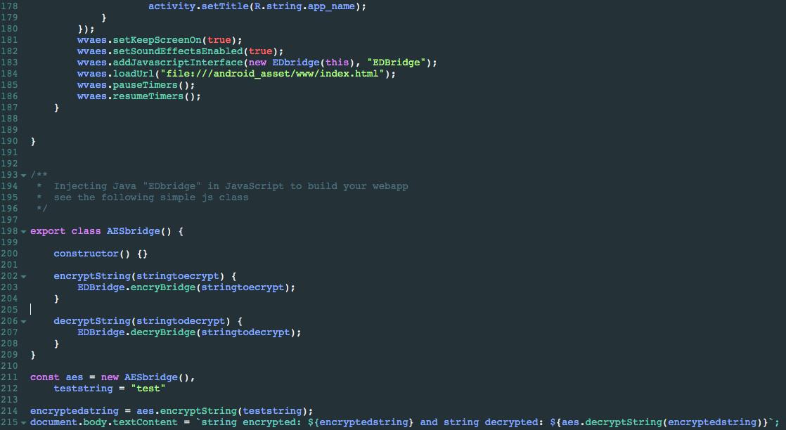 How to build a #Java native #Android bridge for #AES #WebApp? - https://t.co/vD0oxyUVRm - # ...