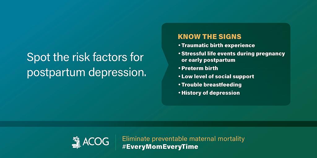 Postpartum Depression Risk Factors
