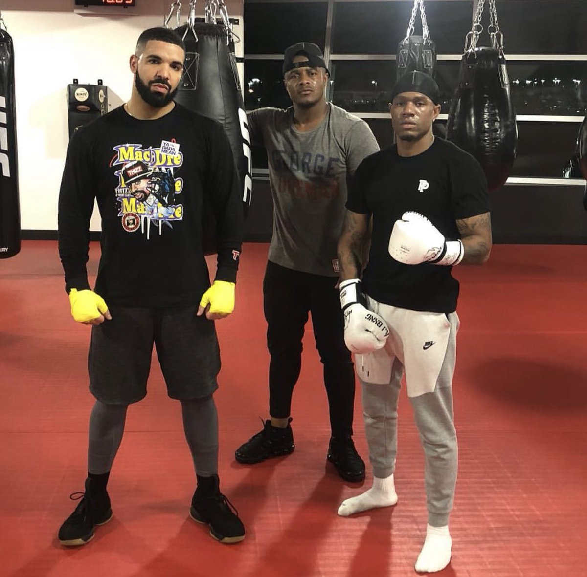 Drake At The Gym