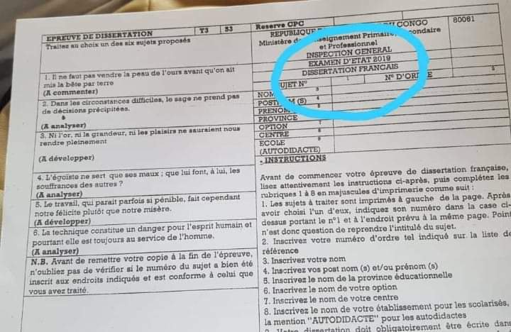 EXETAT 2025 : Comment Réussir Votre Dissertation En RDC EXETAT 2025 : Comment Réussir Votre Dissertation En RDC
