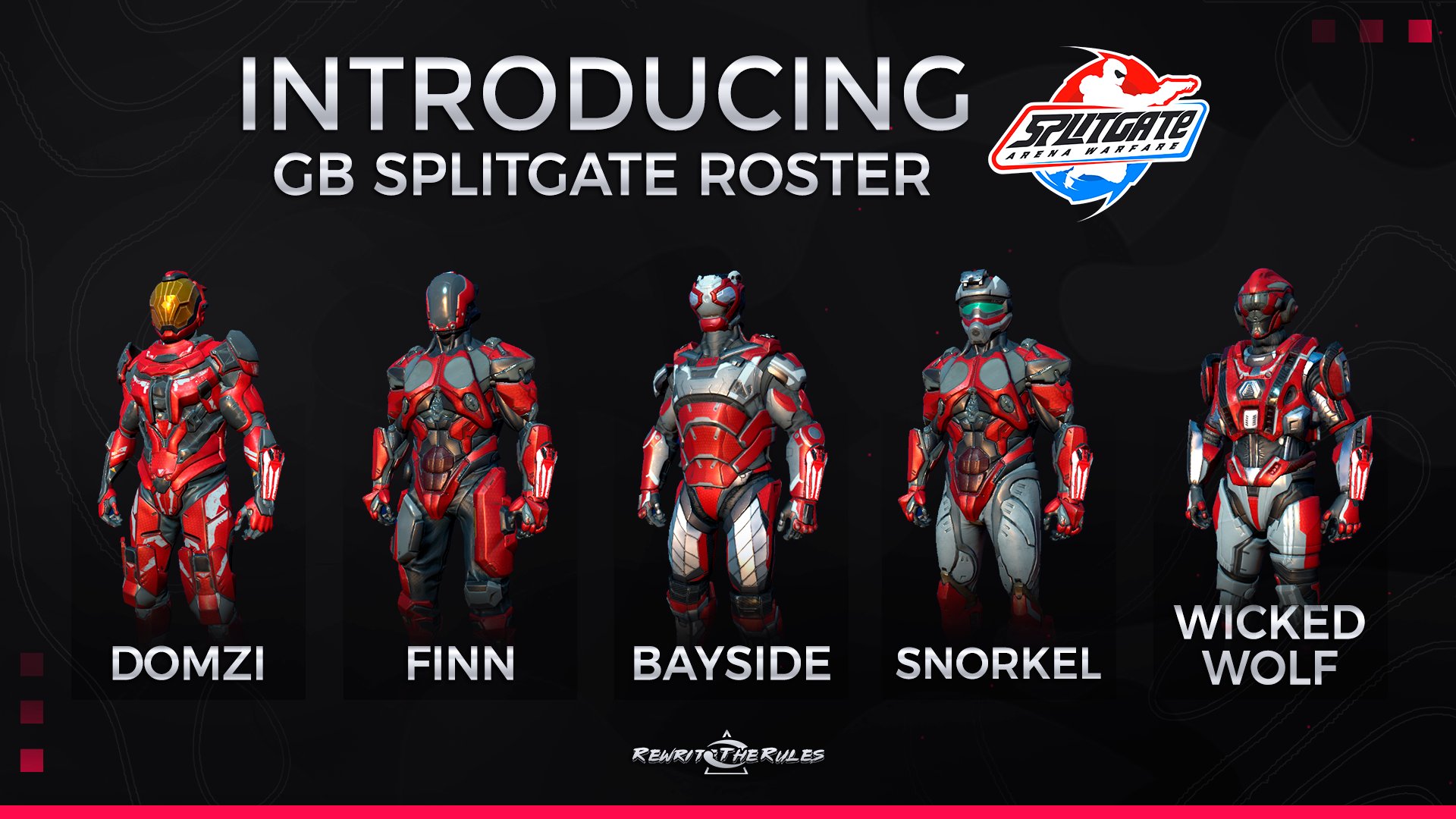 Global Breakout on Twitter: "Introducing our Official @Splitgate Roster @TheWWOTW @SnorkelBoi ...