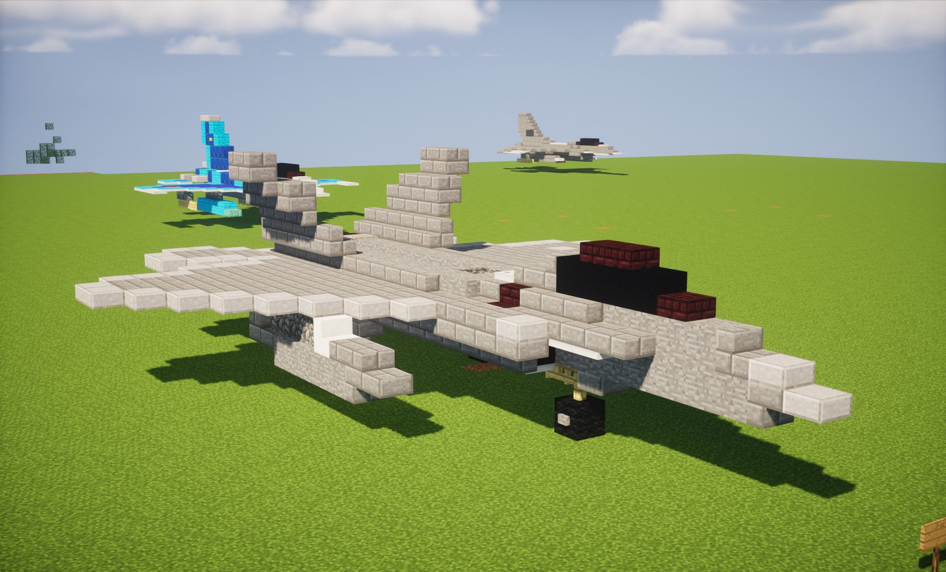 Minecraft Fighter Jet Does This Look Like A Fighter Jet To You?