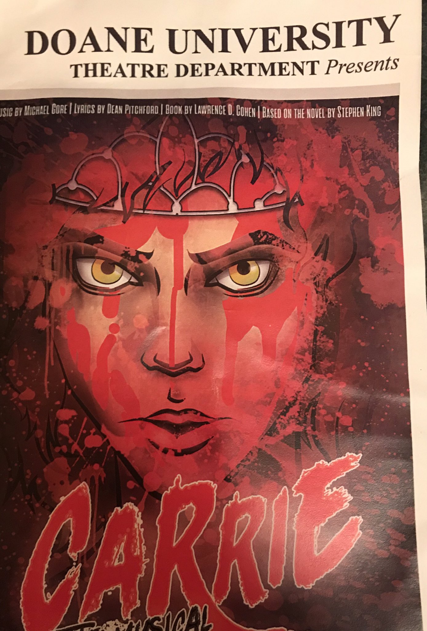 Carrie The Musical Poster