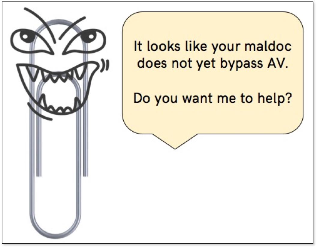 Stan Hegt on Twitter: "Evil Clippy: our new tool for creating malicious MS Office documents. Can ...