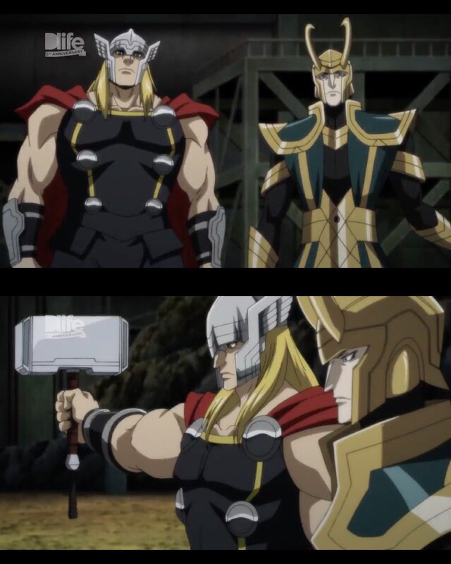 Anime Thor Avengers