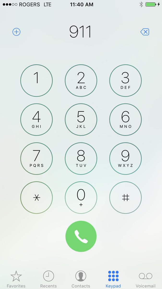 Dial Pad 911
