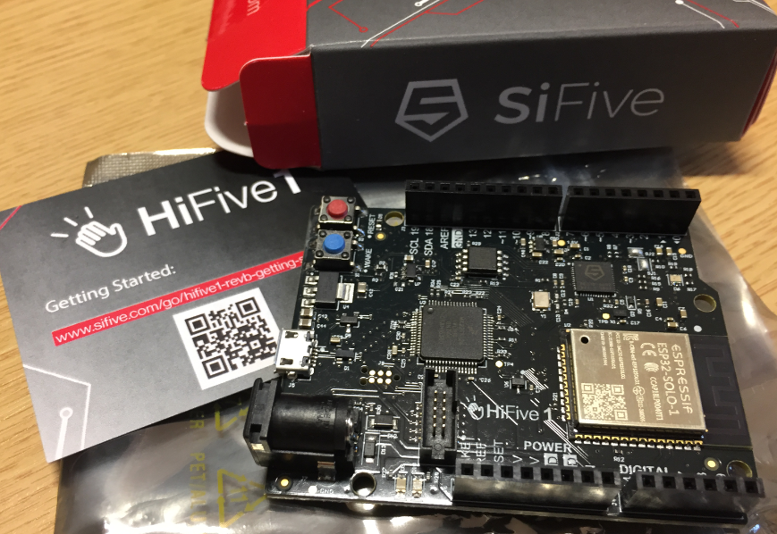 Erich Styger on Twitter: "HiFive1 RevB Board arrived! #SiFive #RISCV FE310-G002, #ESP32, now ...