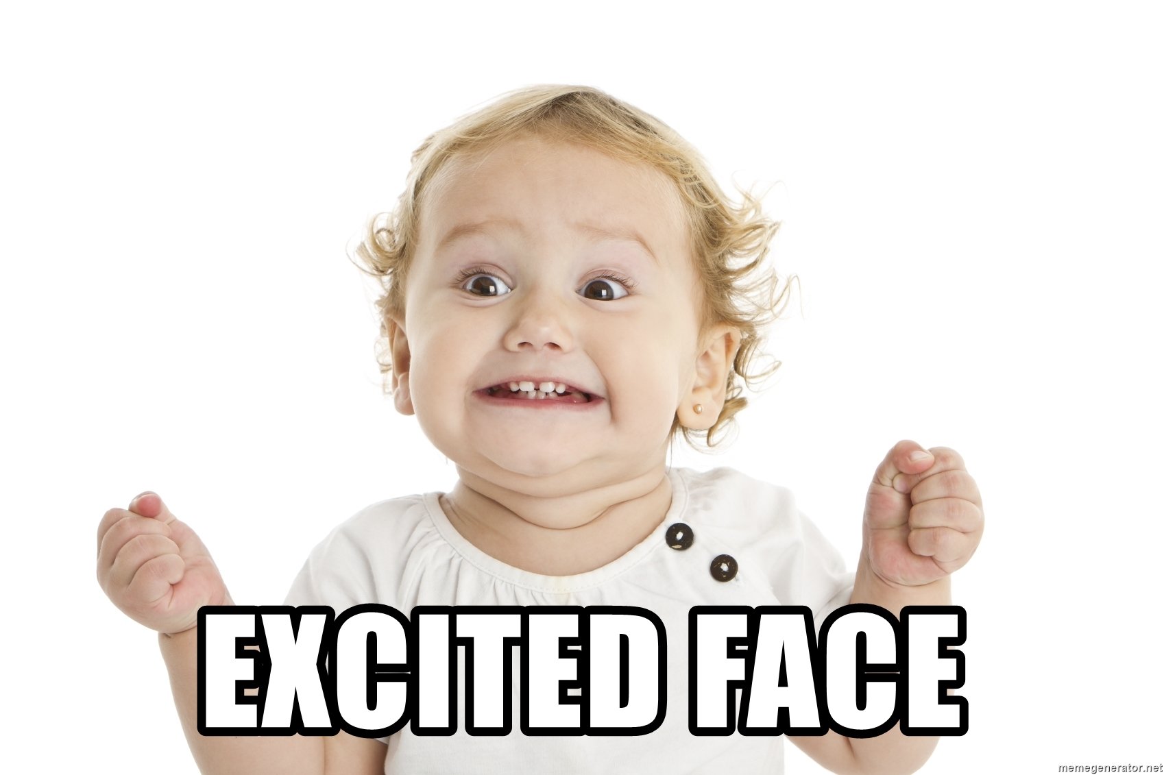 Super Excited Baby Meme