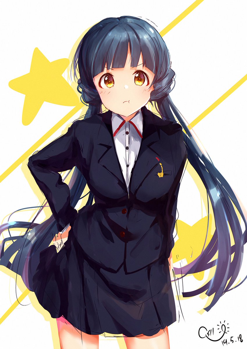「制服!!!!!!!!!!!! #北上麗花 」|Qs11_C100新刊メロン通販中(＊´v`＊)ノ ＜ *ﾟのイラスト