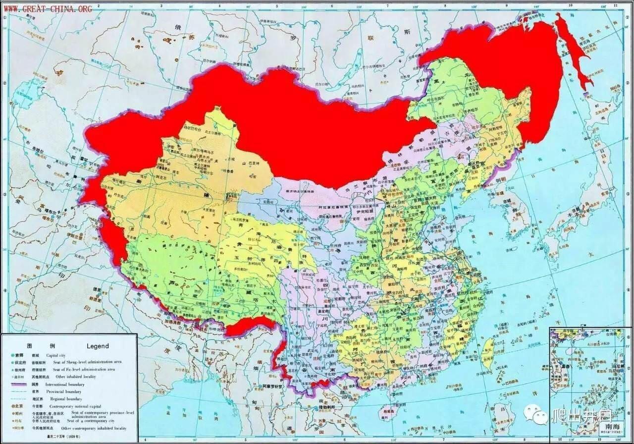 Qing Dynasty Map