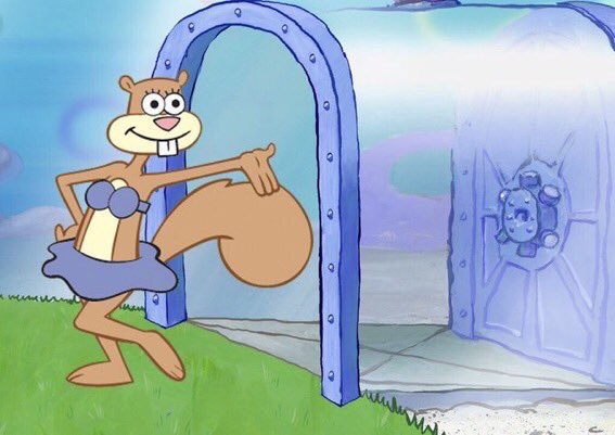 Sandy From Spongebob House