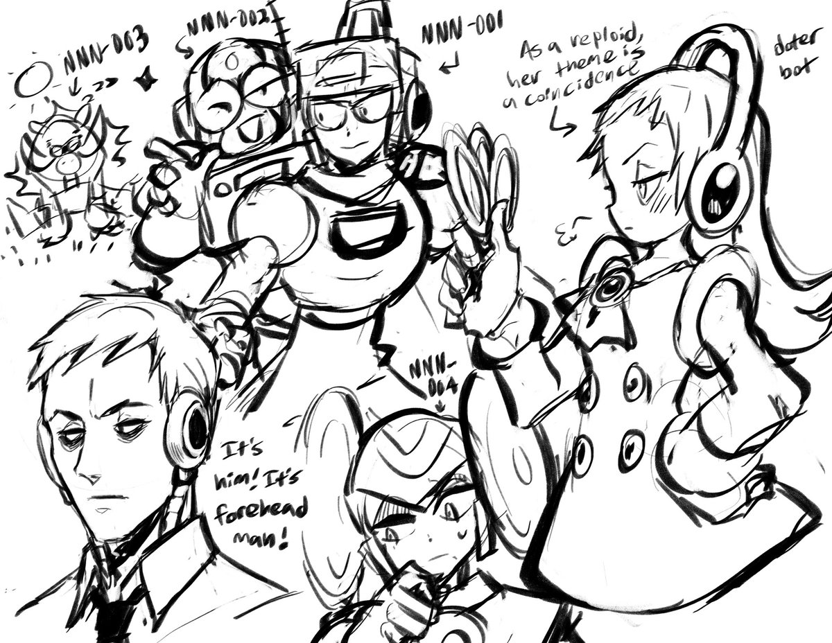 「Character sheet sketch of one of my pride and joys. Miiight 」Numbersの漫画