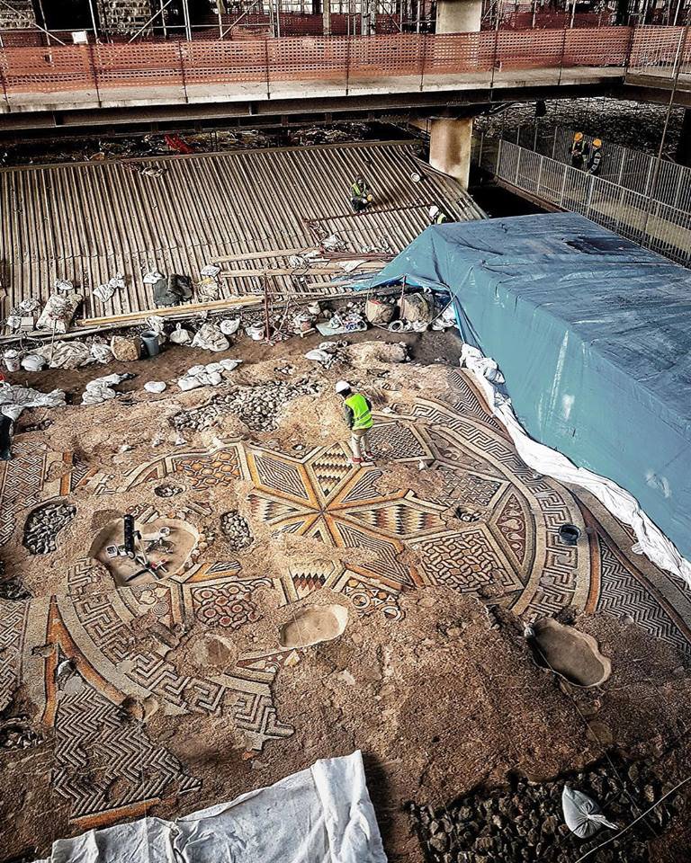 Roman mosaic unearthed in Turkey : pics