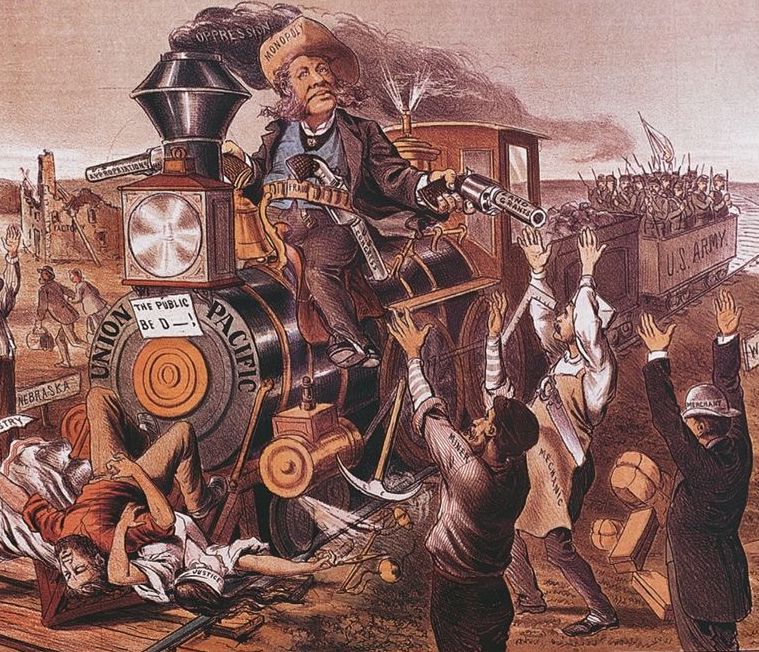 William Vanderbilt Political Cartoon