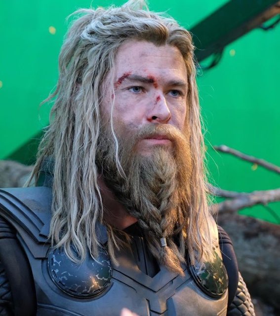 I noticed something odd about Thor’s beard length while I was ...