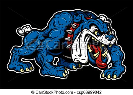 Bulldog Mascot Clip Art