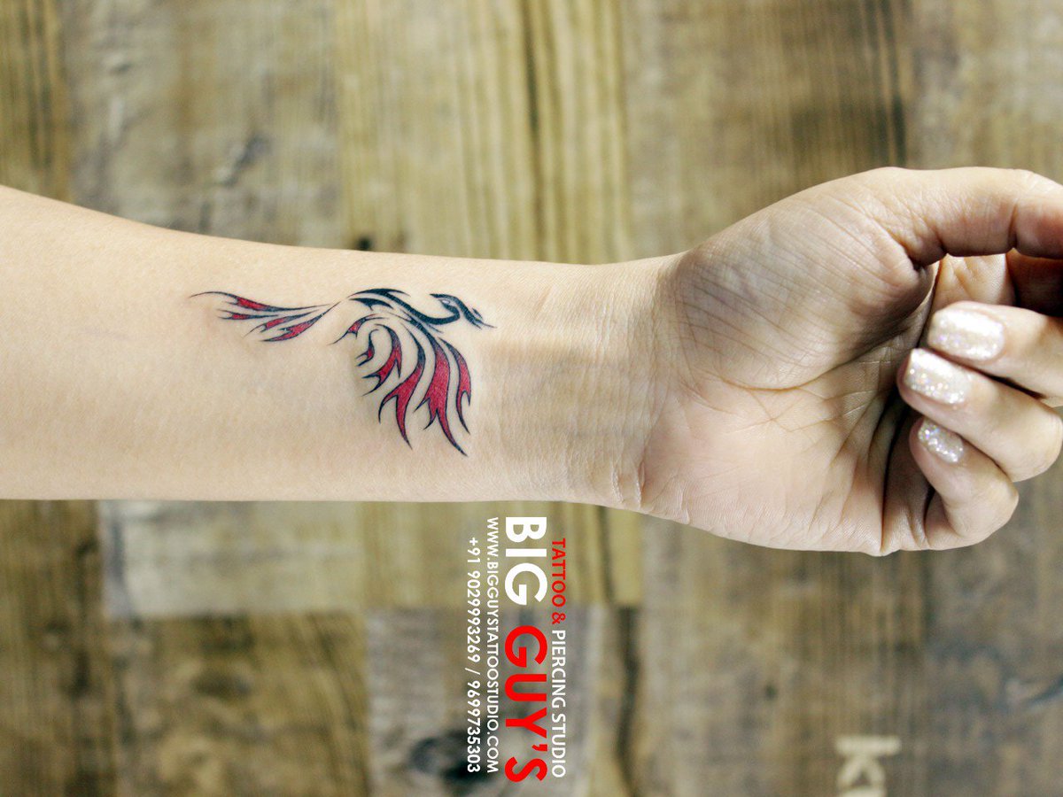 Phoenix Wrist Tattoos
