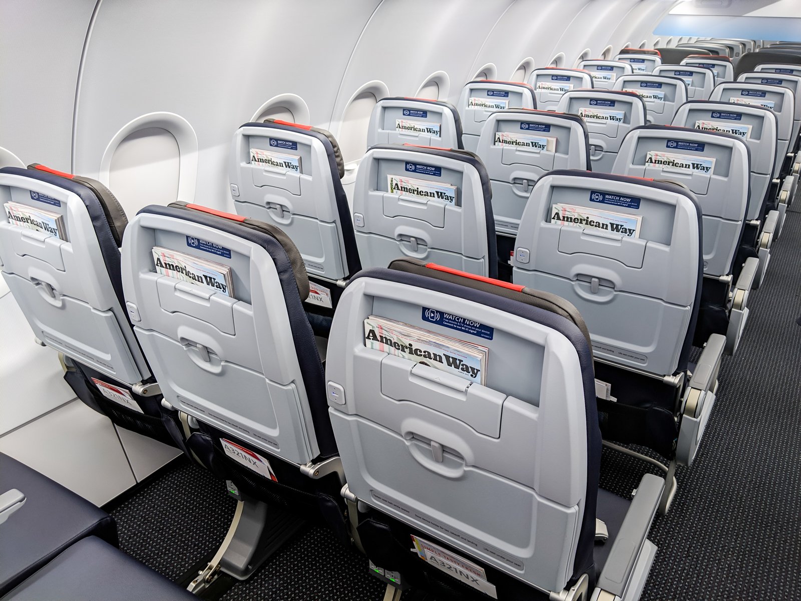 Airbus A321 American Airlines Economy