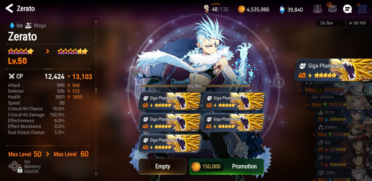 Zerato lvl10 expression : r/EpicSeven