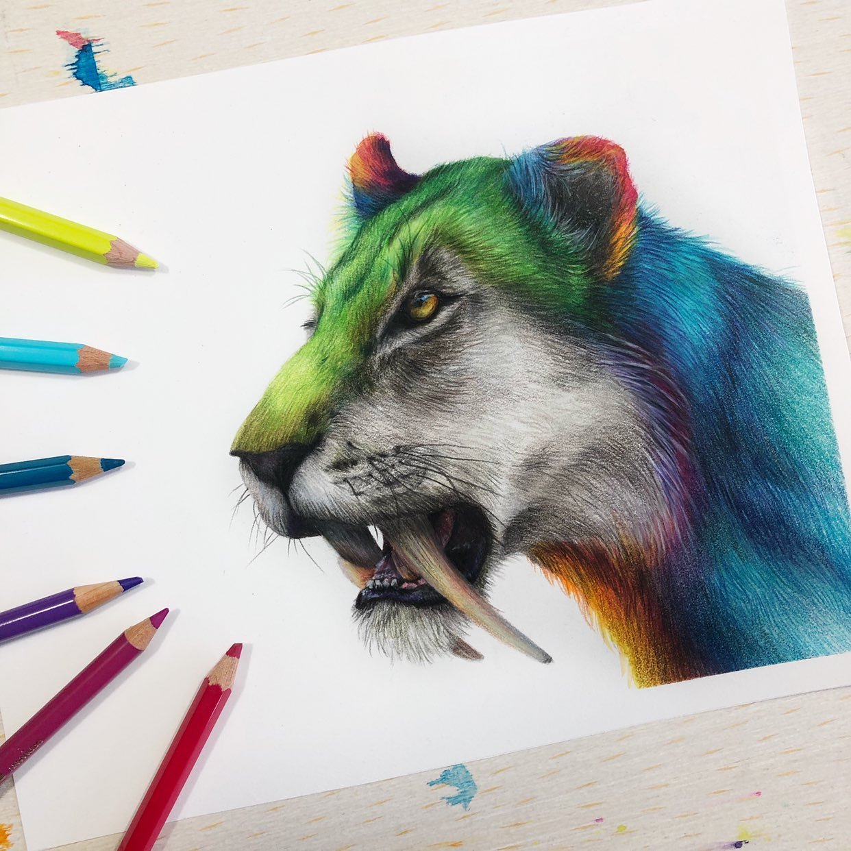 The Croods Rainbow Tiger