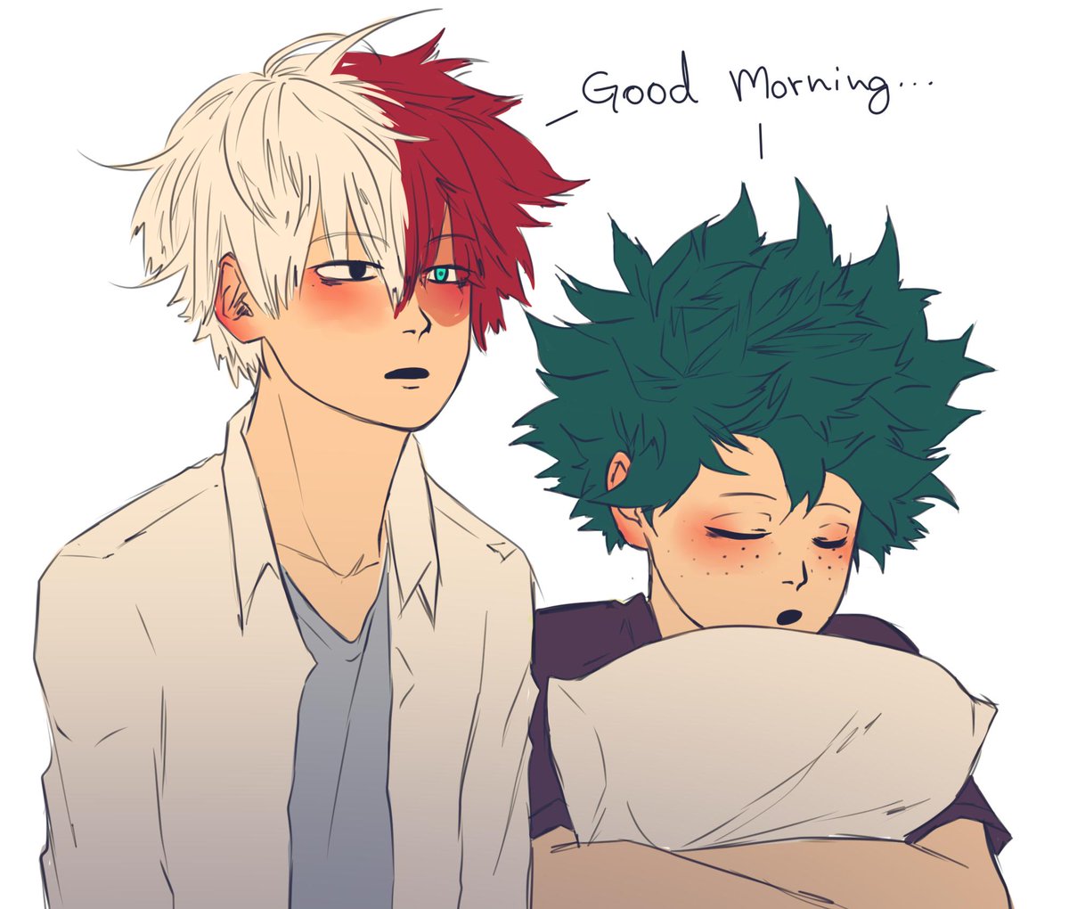 「the Horikoshi sensei's new sketch is a b」|Ima ☀️🌘の漫画