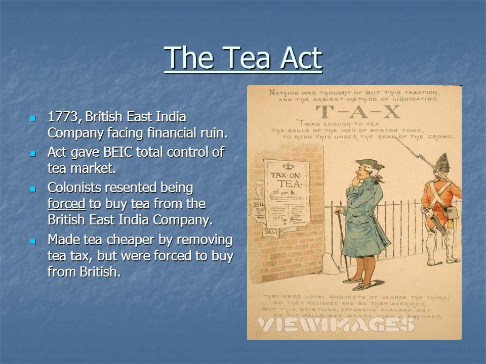 Tea Act Document