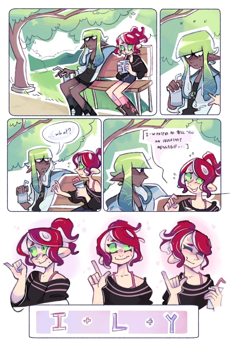 「8 tried ... she really did.. Heres my splatoon comic! Possib」HoaxGhost👻の漫画
