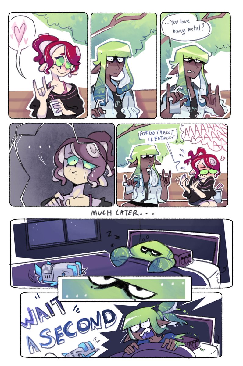「8 tried ... she really did.. Heres my splatoon comic! Possib」HoaxGhost👻の漫画