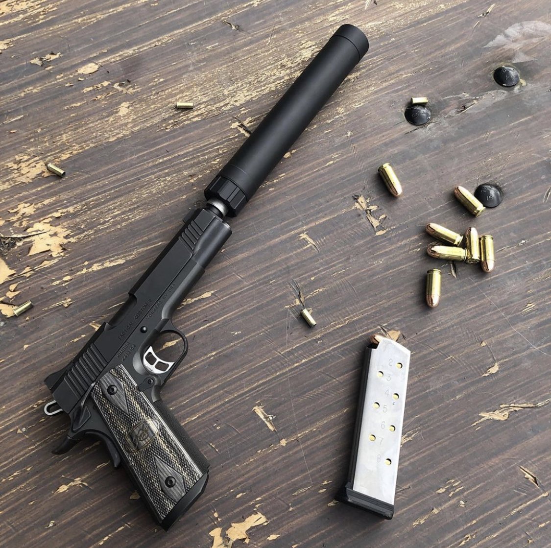 M1911 Suppressed Tactical Cabot Guns Suppressed Gentlemen's Carry In