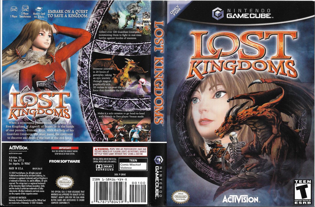 Lost Kingdoms for Nintendo GameCube - ayanawebzine.com