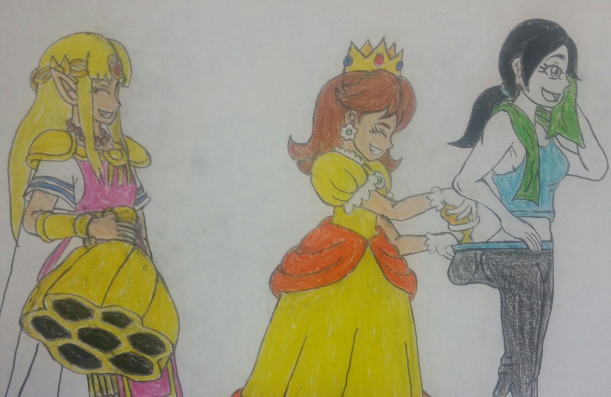 Wii Fit Trainer And Zelda