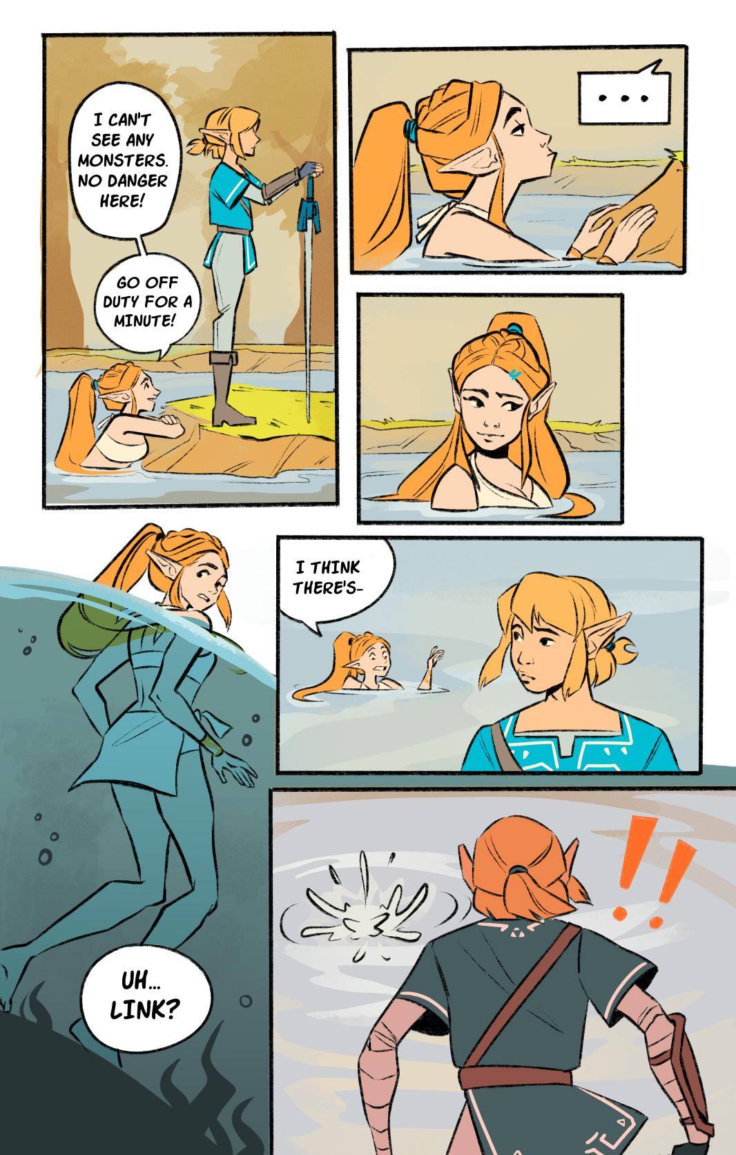 Link And Zelda Love Comic