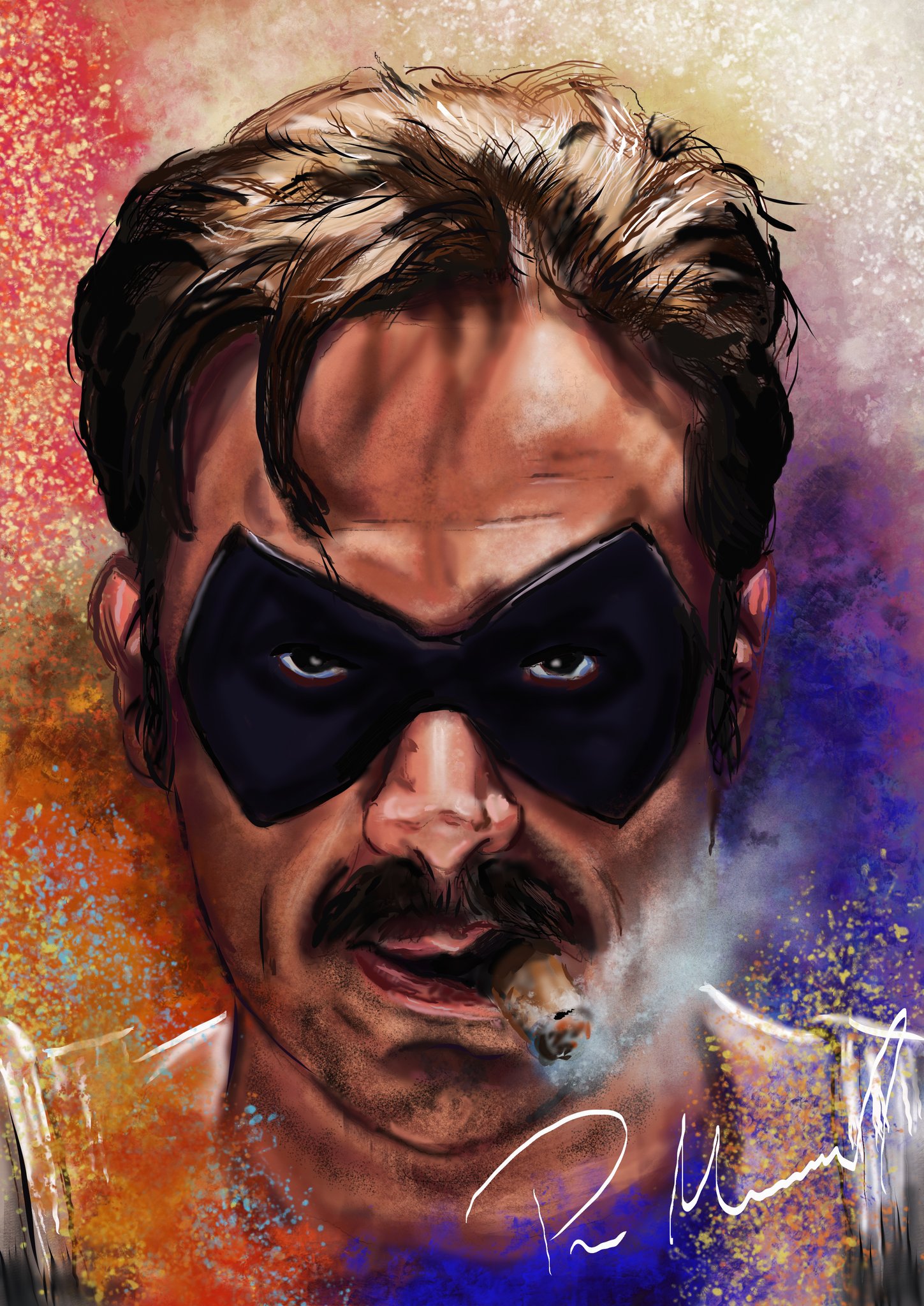 Watchmen The Comedian Drawing