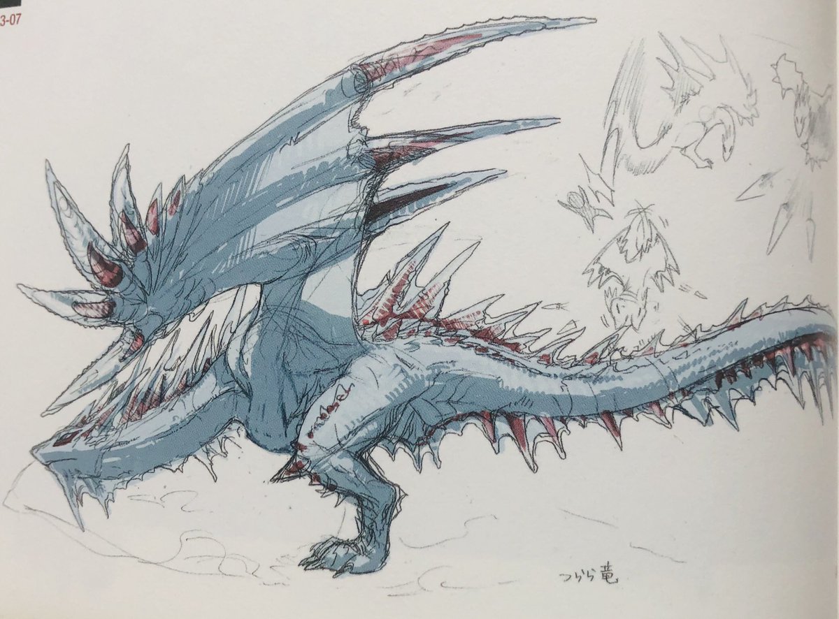Monster Hunter Dragon Concept Art