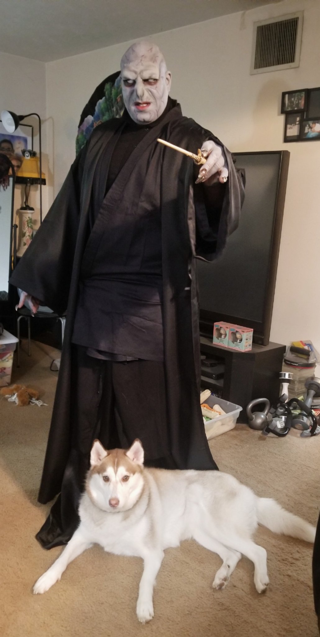 Voldemort Costume Kid