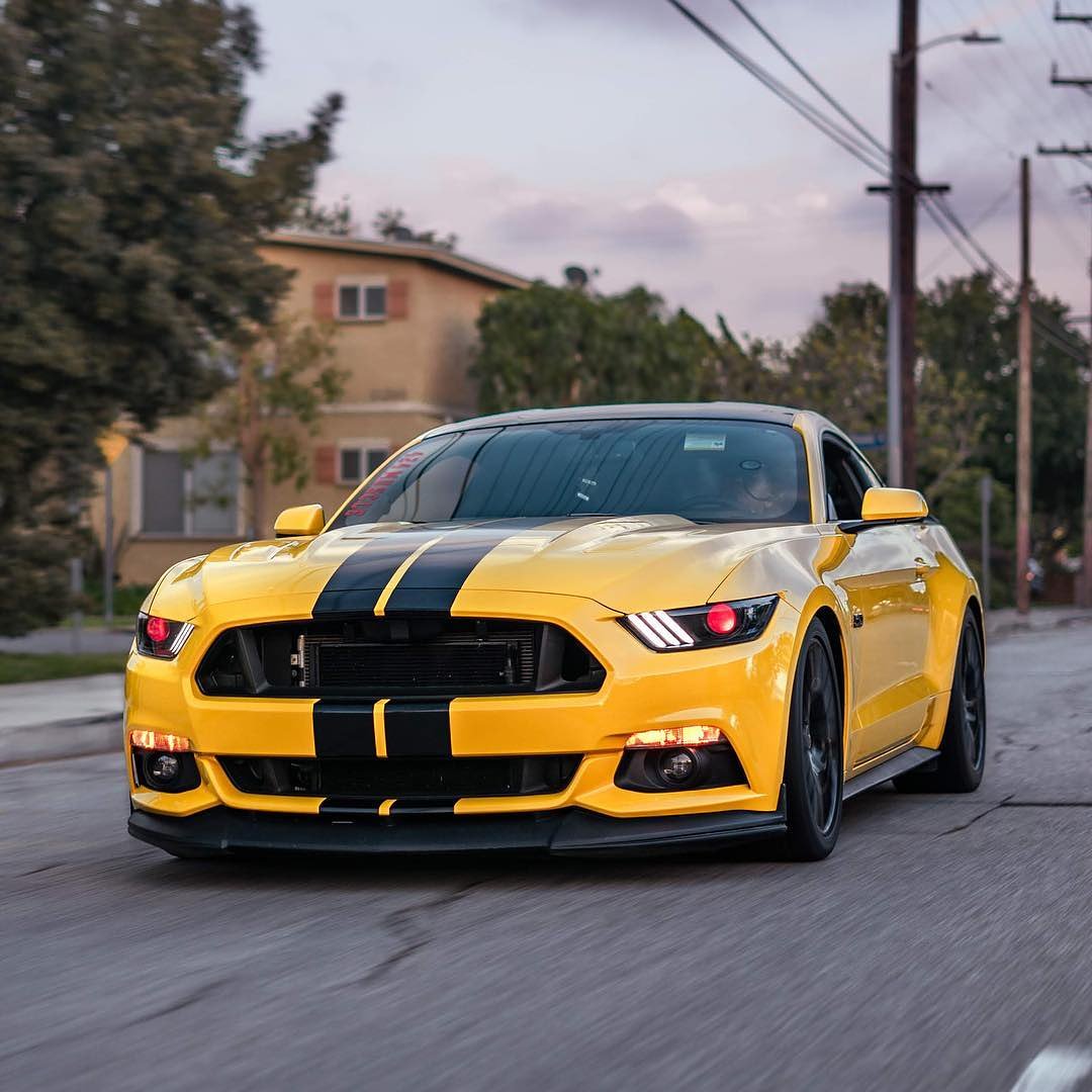 Demon Eyes Headlights Mustang
