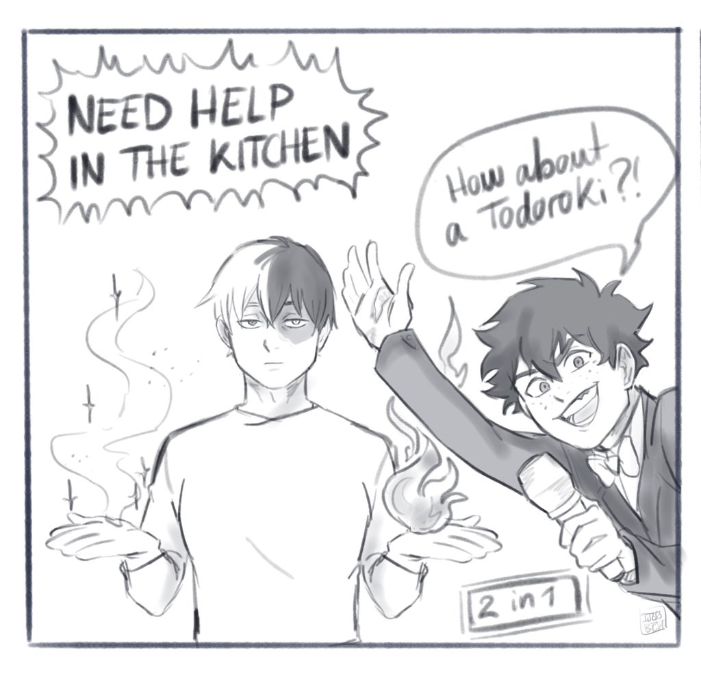 ヒロアカ「A fun redraw of one of my dumbest comics」Ijessbestの漫画