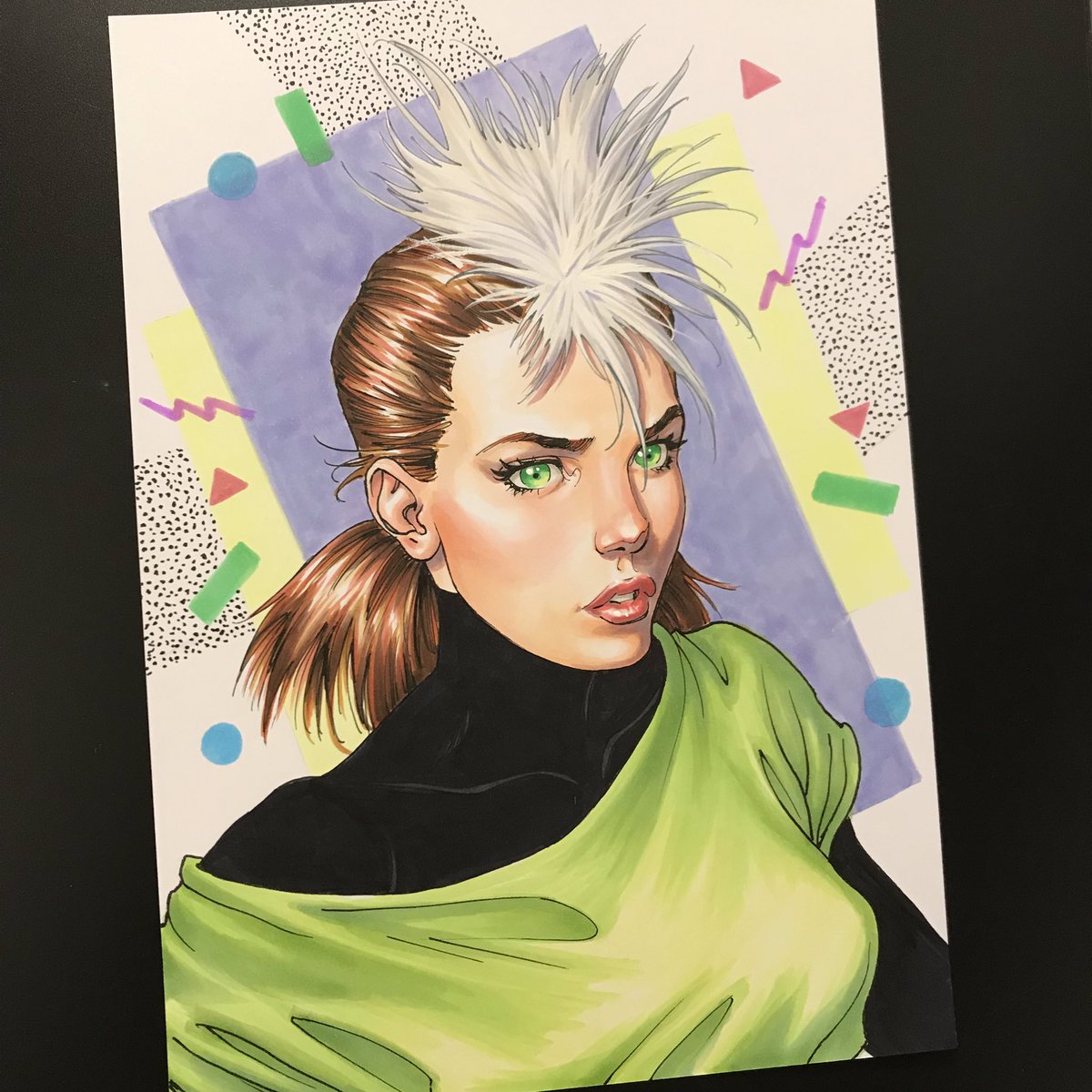 Marvel Rogue Hairstyle