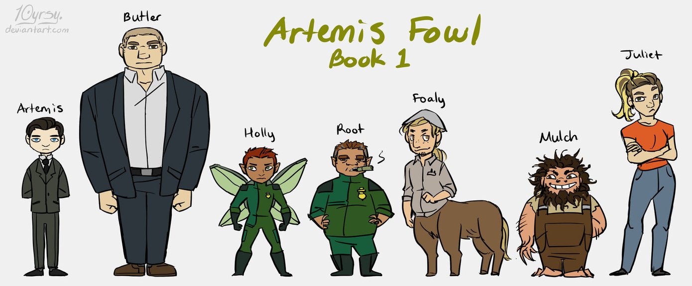 Artemis Fowl Characters Holly Artful.disaster | A Whole Sheet Of