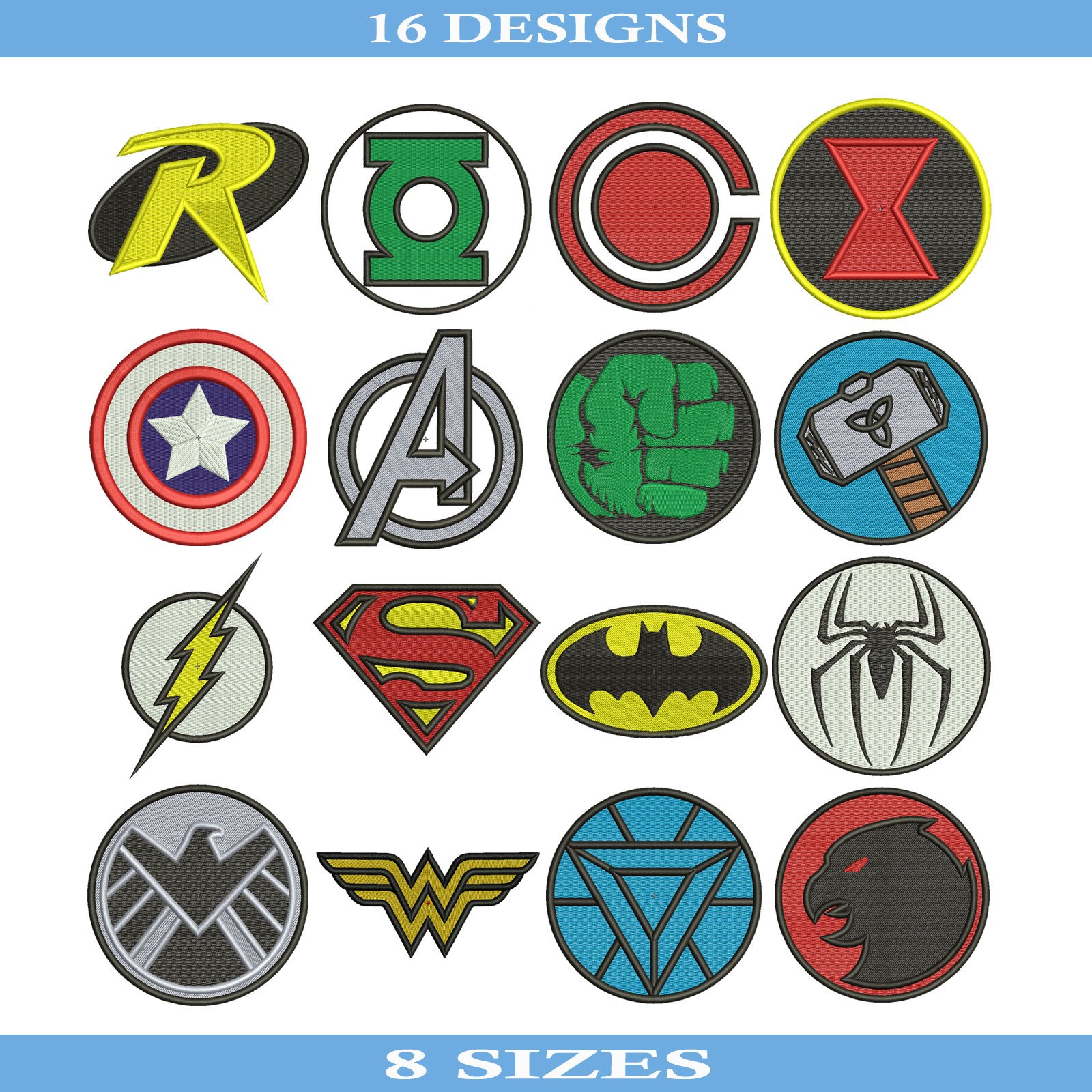 Marvel Superhero Symbols