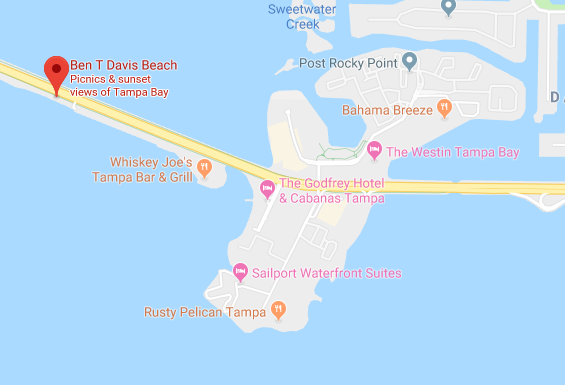 A5: Gotta be Ben T. Davis Beach. It's on Tampa Bay, instead of the Gulf ...