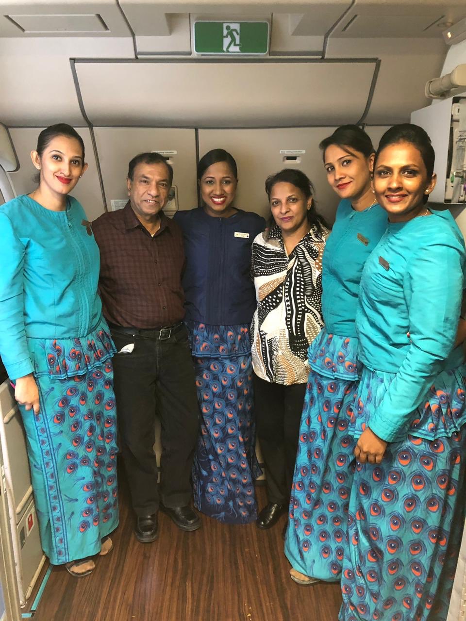 SriLankan Airlines on Twitter: "Our cabin crew surprised this couple , Mr & Mrs Thurairatnam who ...