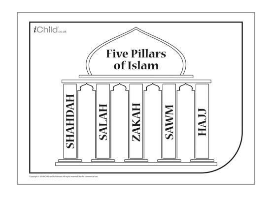 Five Pillars Of Islam Coloring Pages [2025]