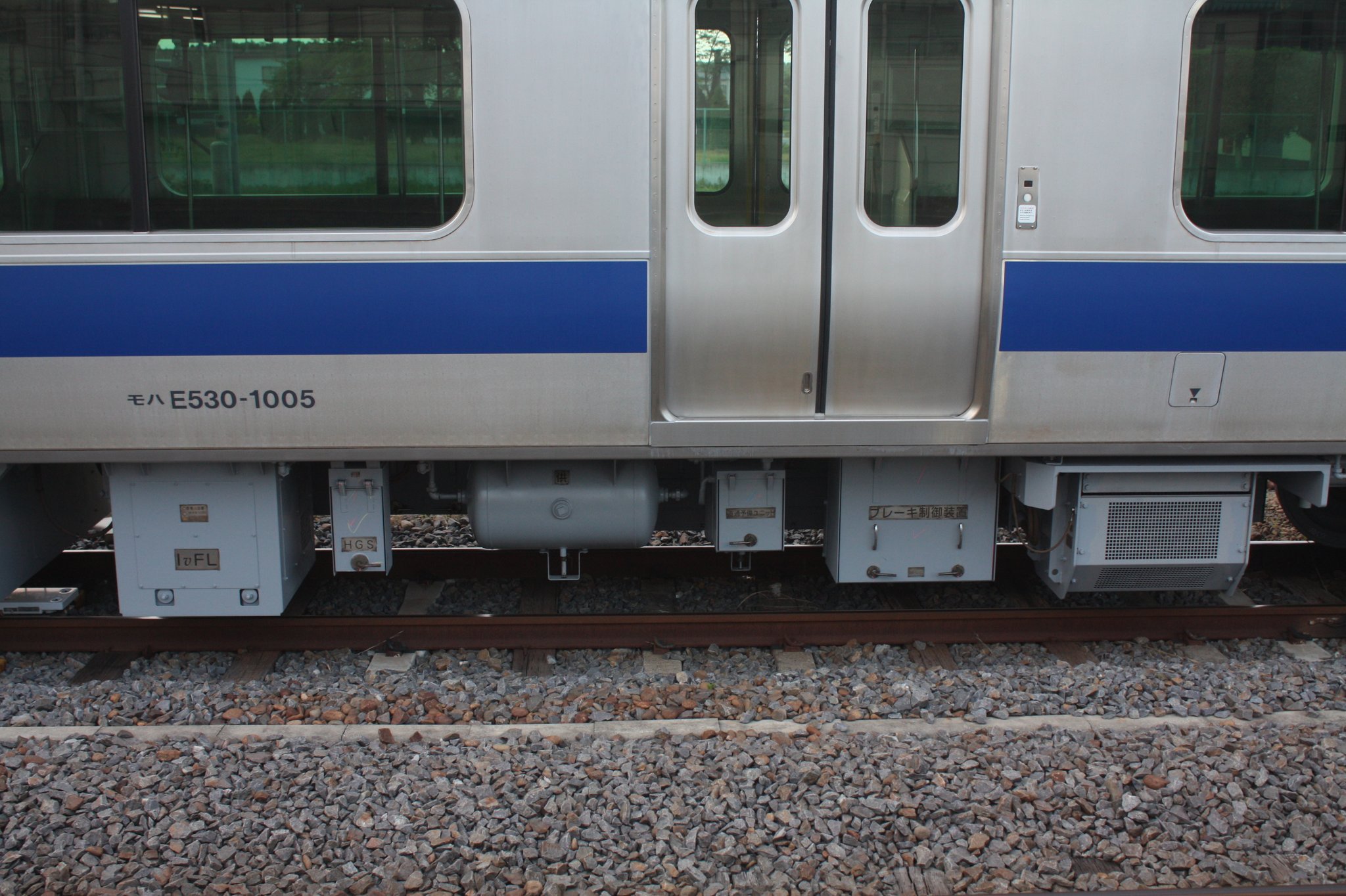 フレッシュマリオ on Twitter: "水戸線→常磐線 回8725M E531系K455編成 KY出場 装置保全・車体保全？ 友部駅にて その9 2019/5/13 グレーに塗られた床下 ...