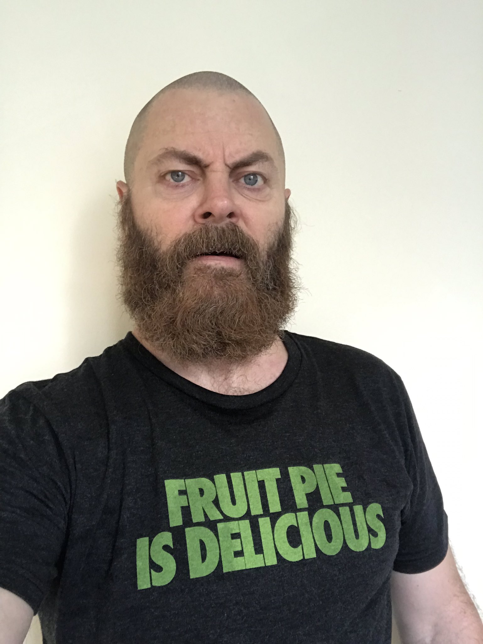 Nick Offerman Sem Barba Nick Offerman ('Civil War') Brings A Message