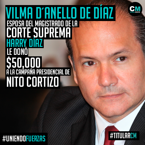 Claramente On Twitter Vilma D´anello De Díaz Esposa Del Magistrado