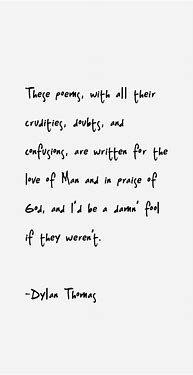 Dylan Thomas Poems