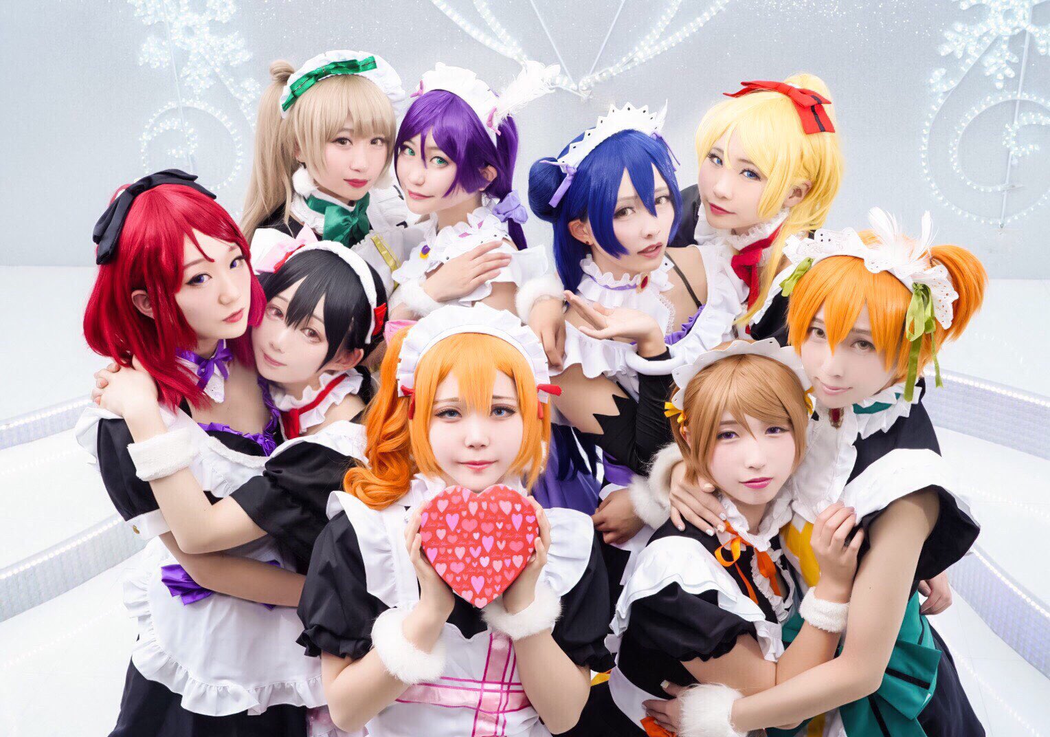 真城せつな🥀 on Twitter: "ラブライブ/もぎゅっと“love”で接近中! まだ上げてなかったから私もあげる🌈 メンバー👇👇 高坂穂乃果@pesco_pizza 園田海未@mkr ...